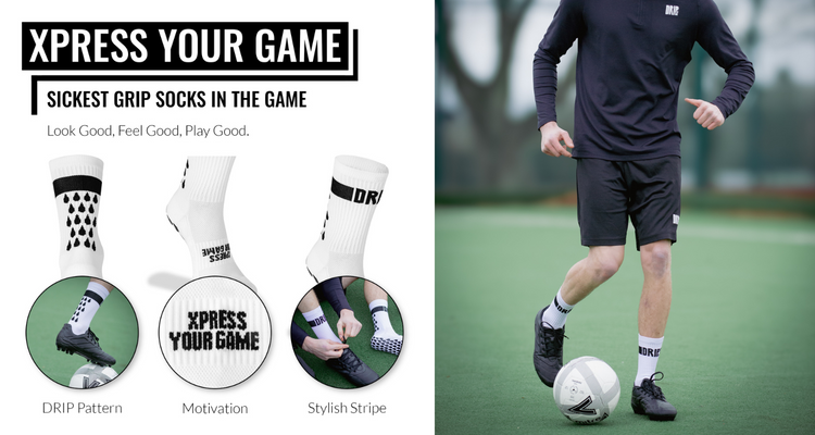 DRIPsox® Grip Socks | XPRESS YOUR GAME